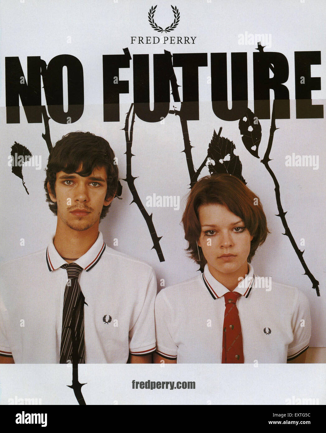 2000s UK Fred Perry Magazine Advert Stock Photo - Alamy