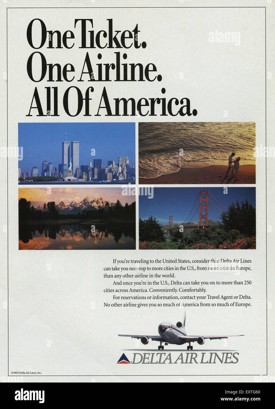 Delta advert hi-res stock photography and images - Alamy