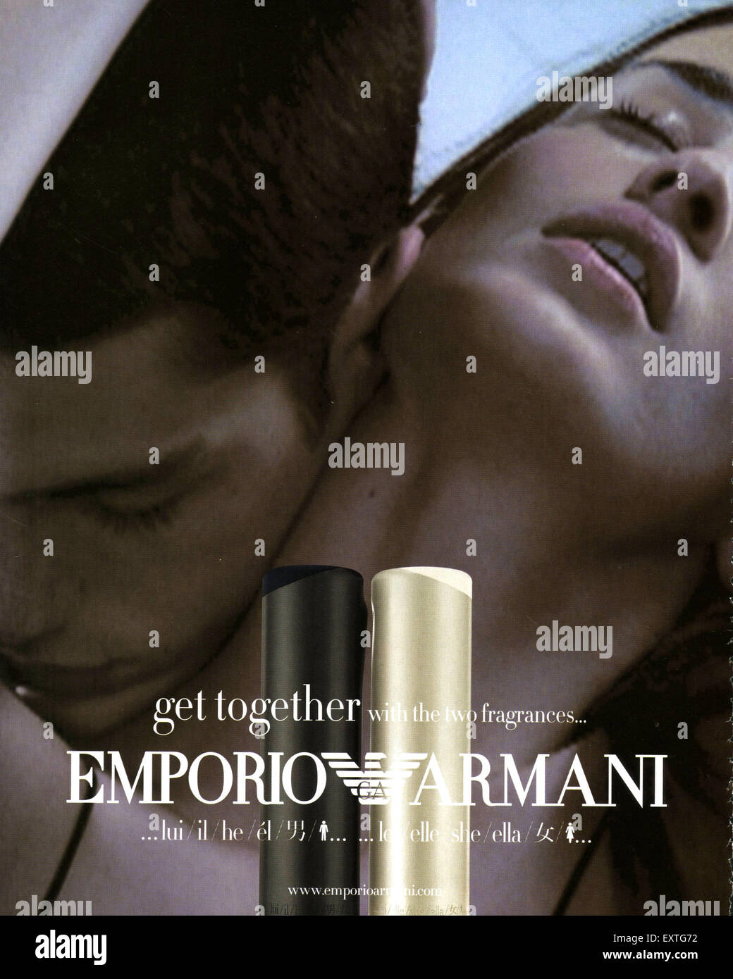Perfume advert armani hi-res stock photography and images - Alamy