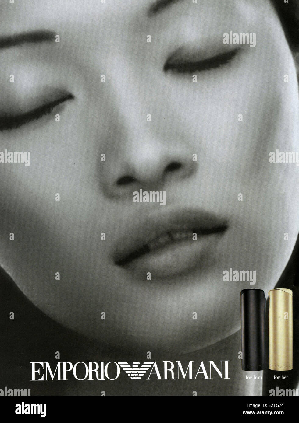 Perfume advert armani hi-res stock photography and images - Alamy