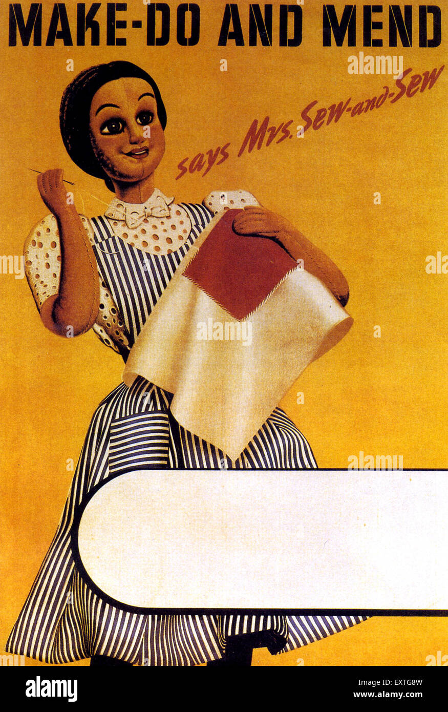 Make And Mend Ww2 High Resolution Stock Photography and Images - Alamy