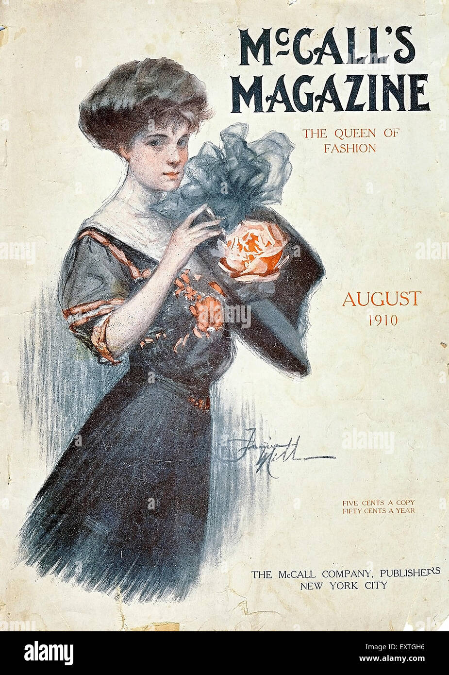 1910s USA McCall's Magazine Cover Stock Photo - Alamy