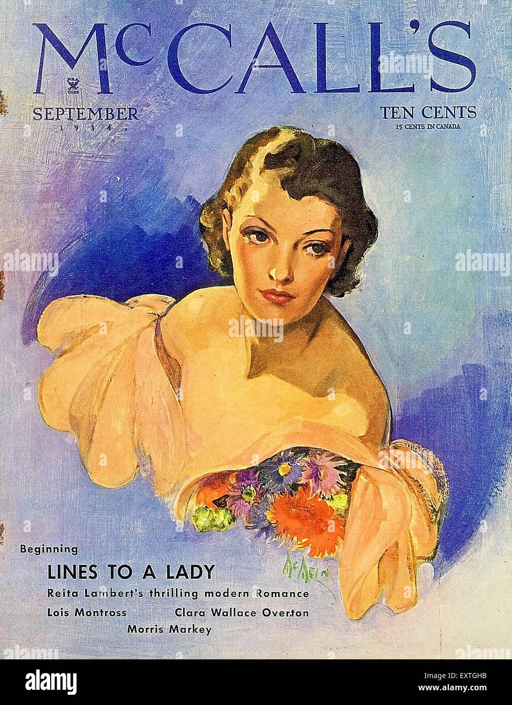 1930s USA McCall's Magazine Cover Stock Photo - Alamy