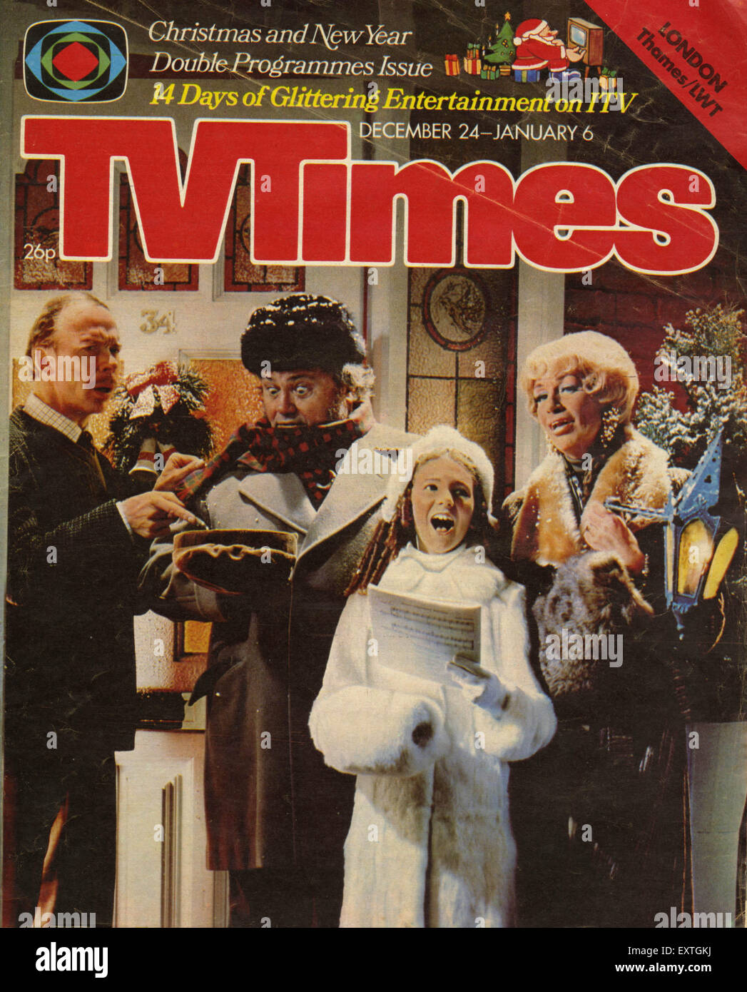 1970s UK TV Times Magazine Cover Stock Photo - Alamy