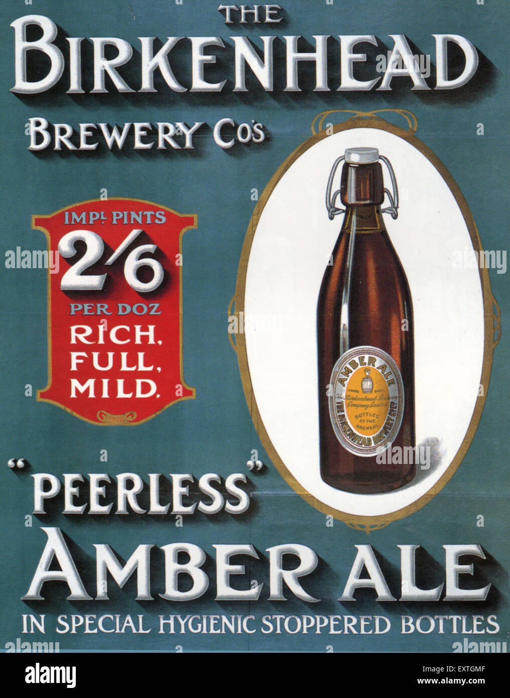 Beer advert poster hi-res stock photography and images - Alamy