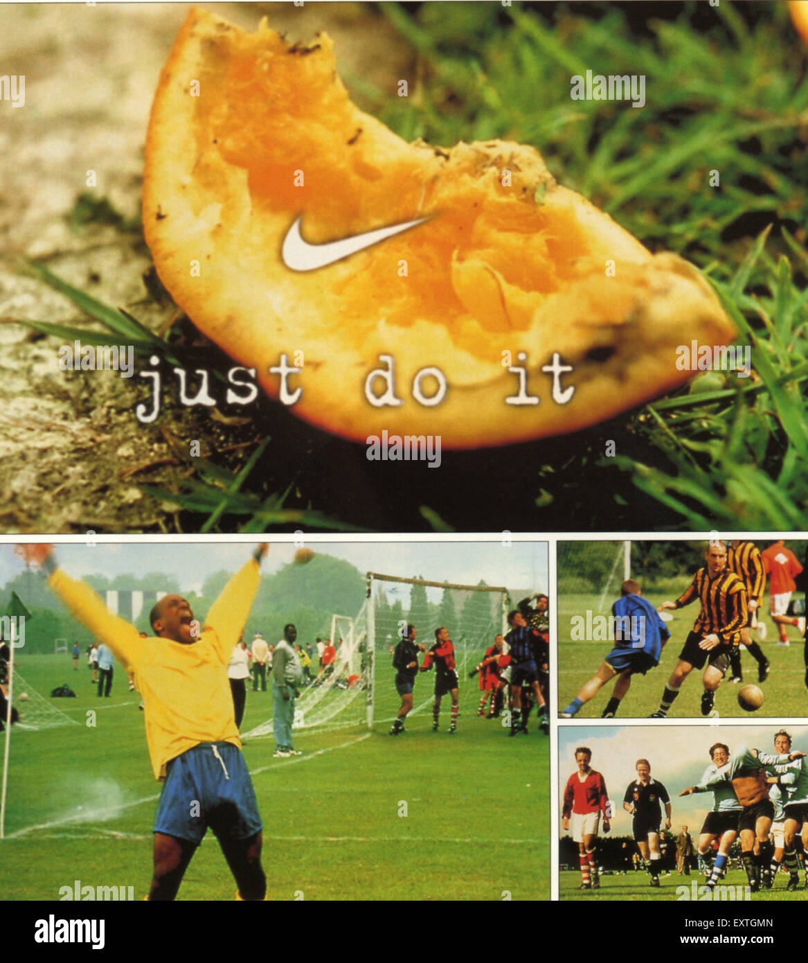 1990s UK Nike Magazine Advert Stock Photo - Alamy