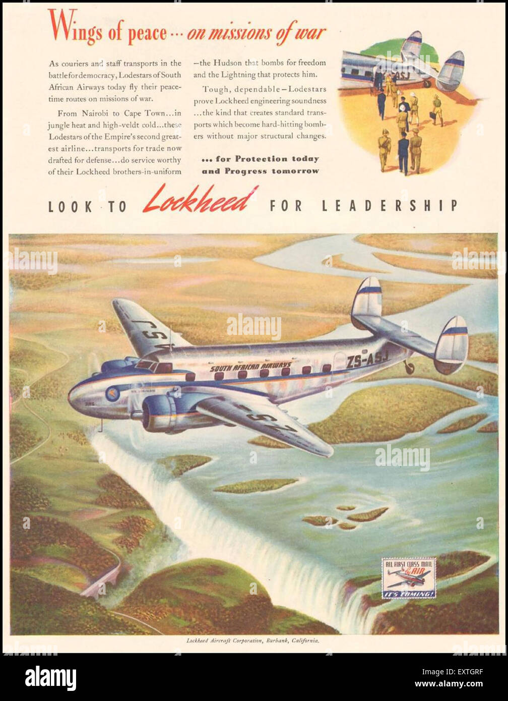 Lockheed advert hi-res stock photography and images - Alamy