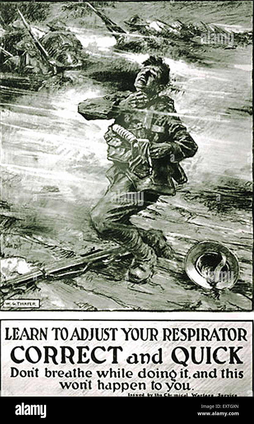 Gas warfare ww1 hi-res stock photography and images - Alamy