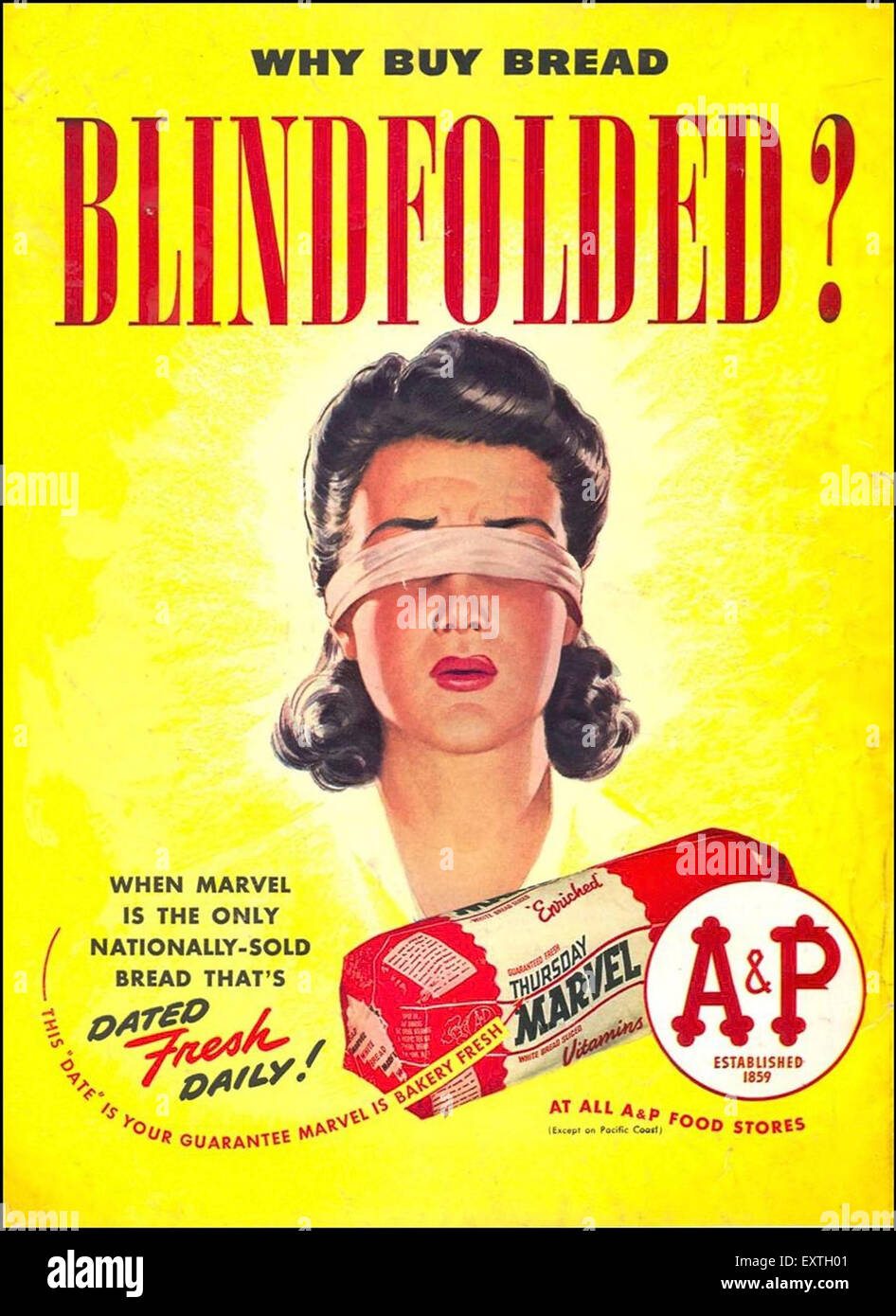 1950s USA Marvel Magazine Advert Stock Photo - Alamy