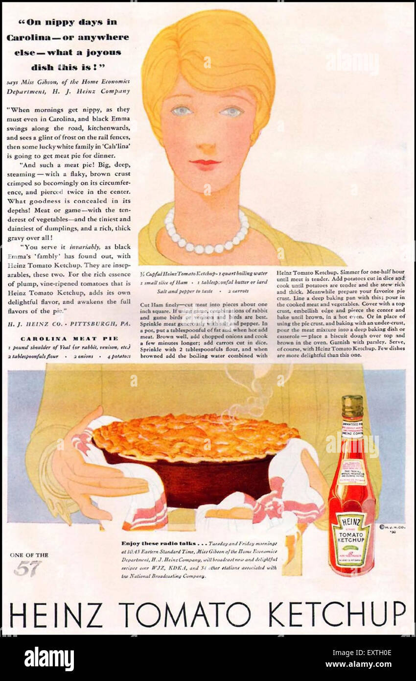 Heinz ketchup advert hi-res stock photography and images - Alamy