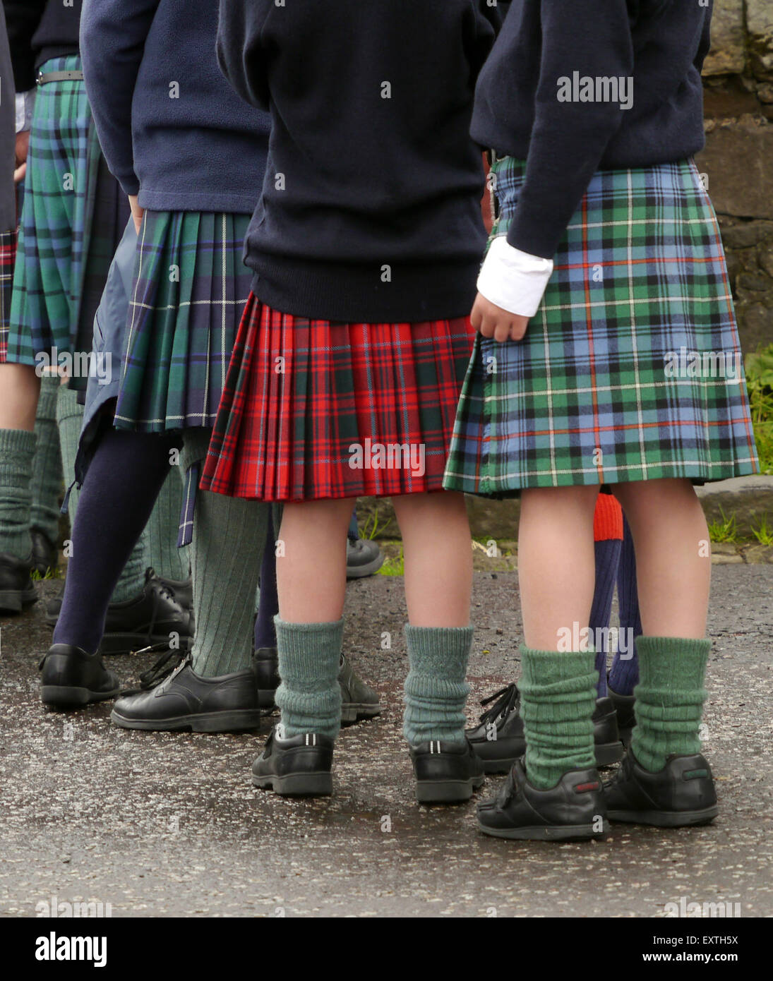 Kilts students hi-res stock photography and images - Alamy