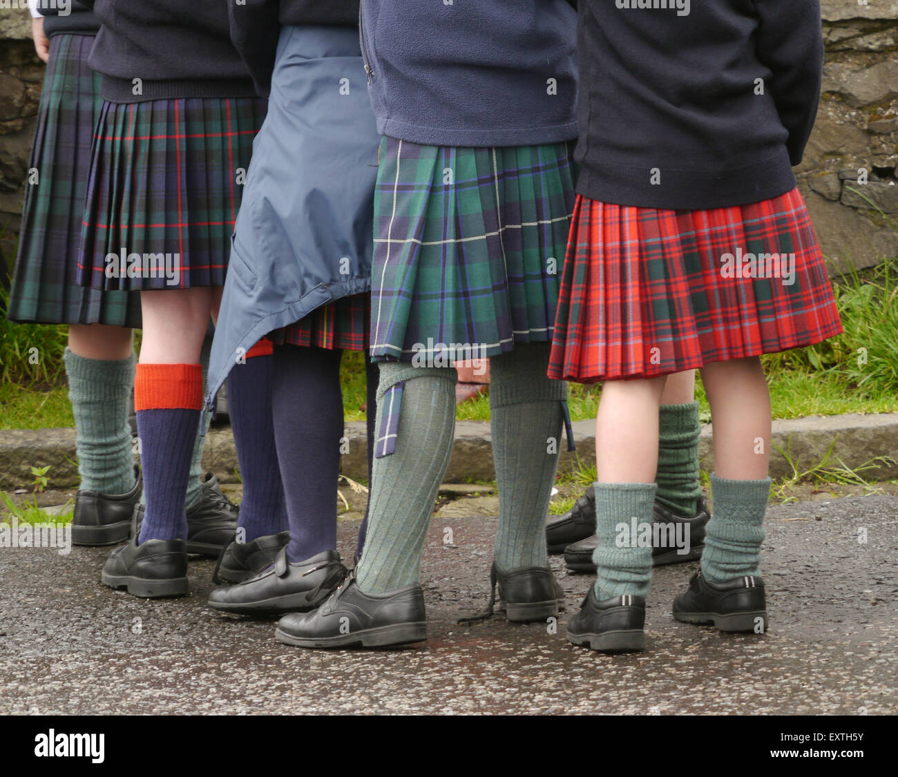 Kilts students hi-res stock photography and images - Alamy