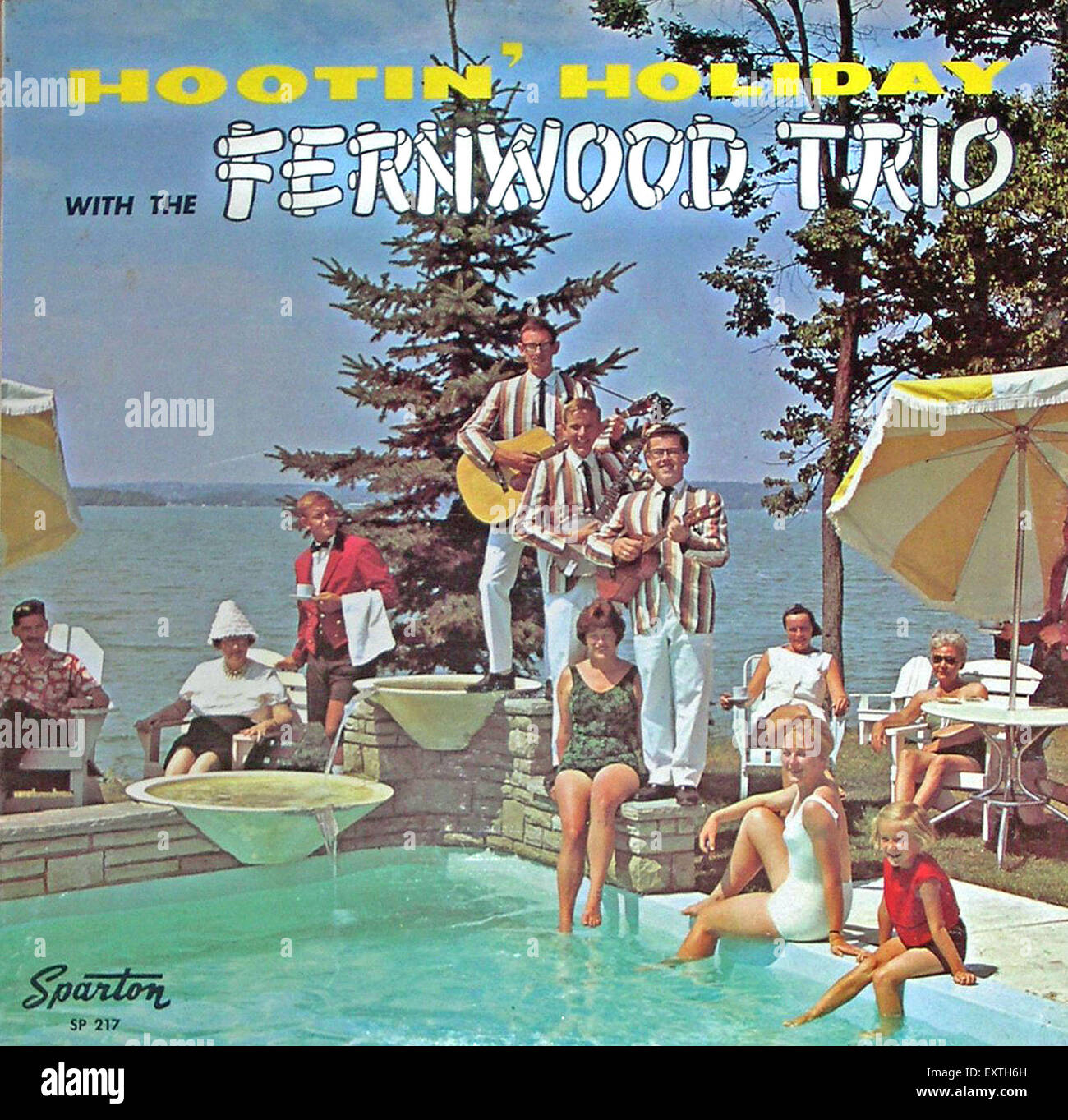 1950s USA Fernwood Trio Album Cover Stock Photo - Alamy