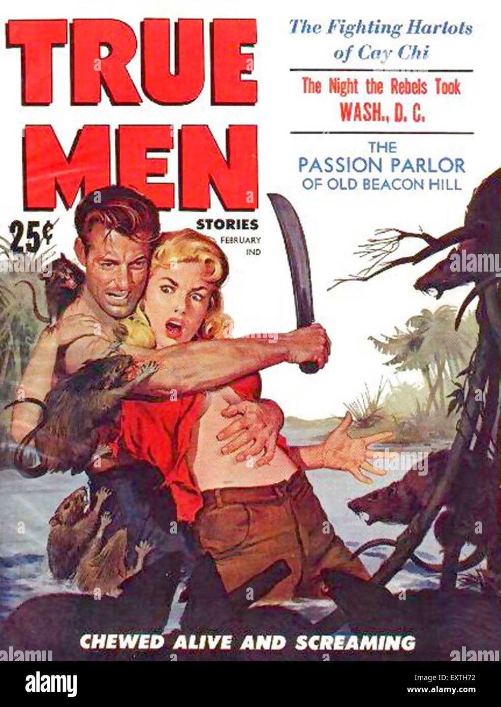 1960s USA True Men Stories Magazine Cover Stock Photo - Alamy