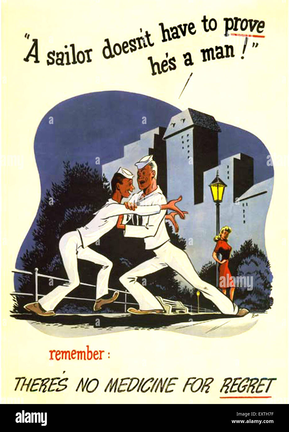 1940s USA Sailors Poster Stock Photo - Alamy