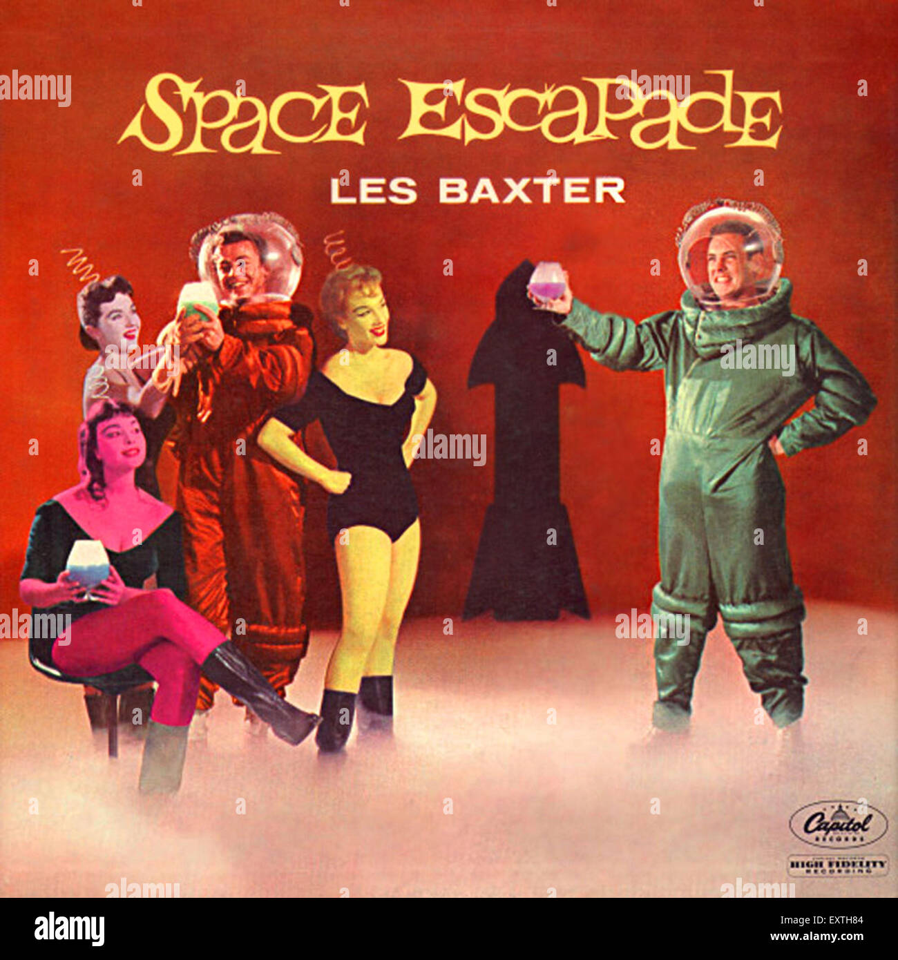 1950s USA Les Baxter Album Cover Stock Photo - Alamy
