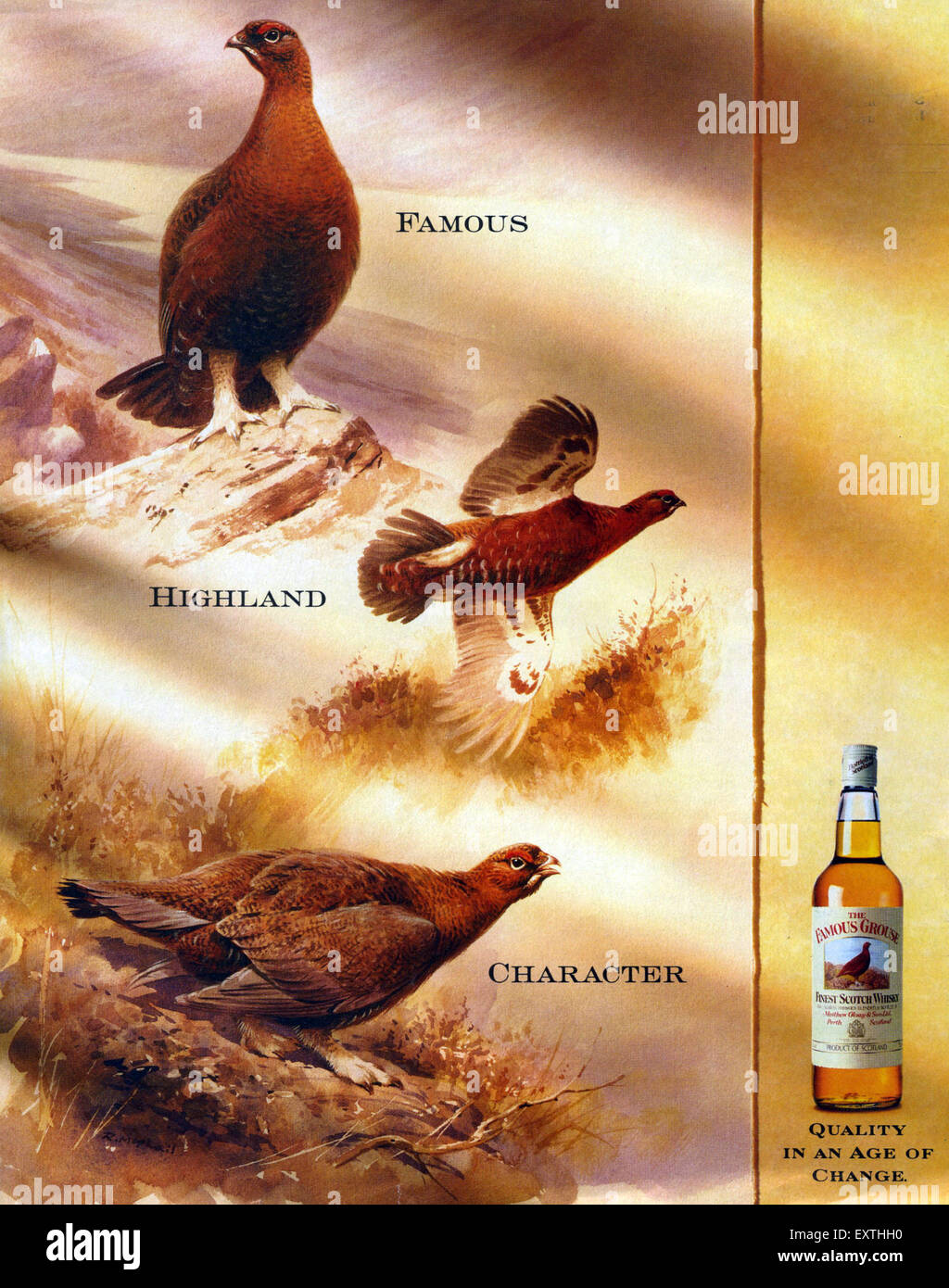 Famous grouse advert hi-res stock photography and images - Alamy