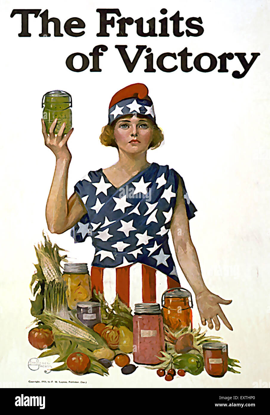 1910s USA Victory Propaganda Poster Stock Photo - Alamy