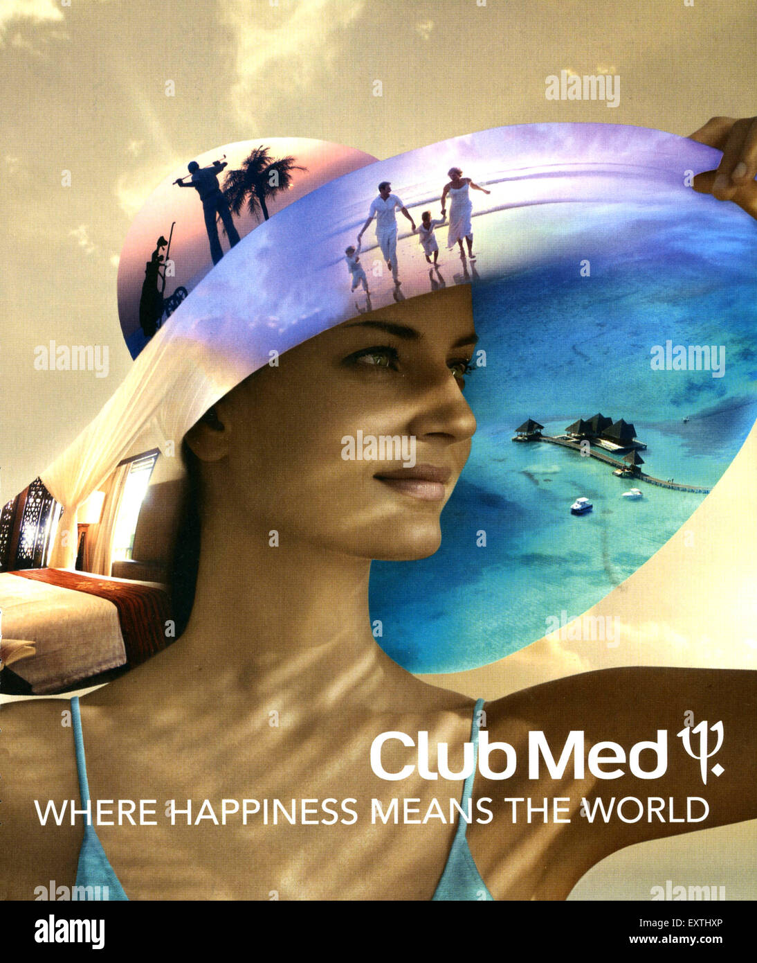 2010s UK Club Med Magazine Advert Stock Photo - Alamy
