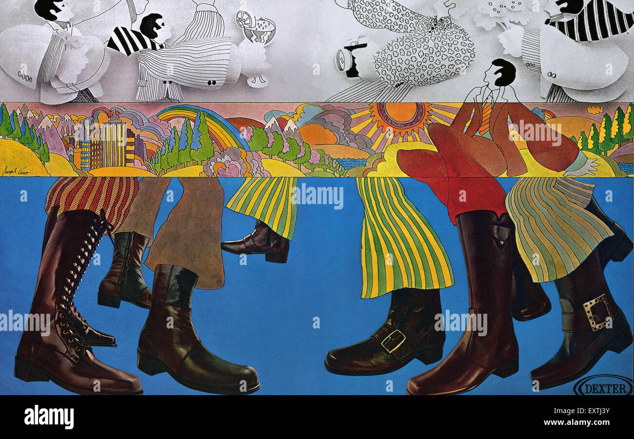 1970s USA Dexter Magazine Advert Stock Photo - Alamy