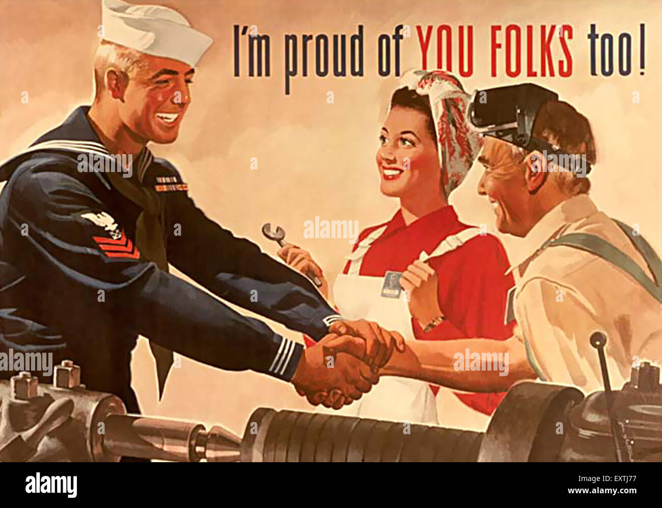 1940's war poster hi-res stock photography and images - Alamy