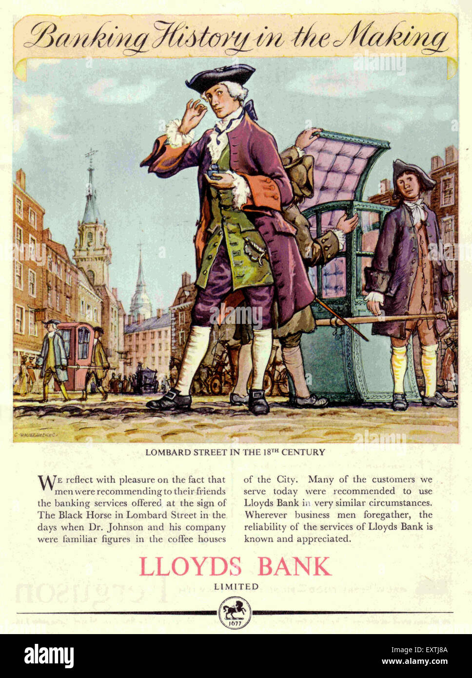 1950s banking hi-res stock photography and images - Alamy