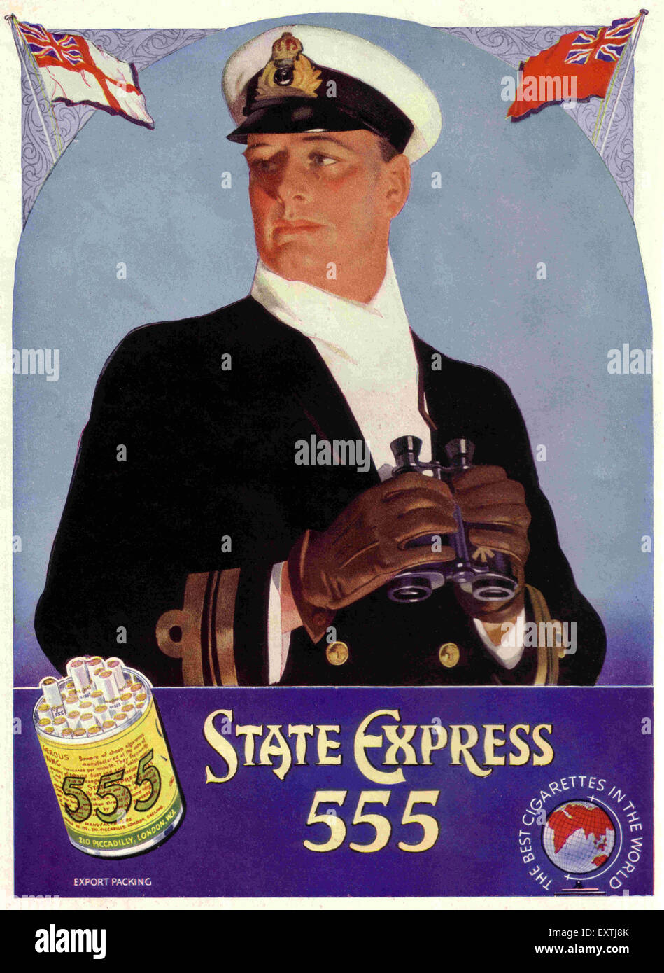 1940s UK State Express 555 Magazine Advert Stock Photo - Alamy