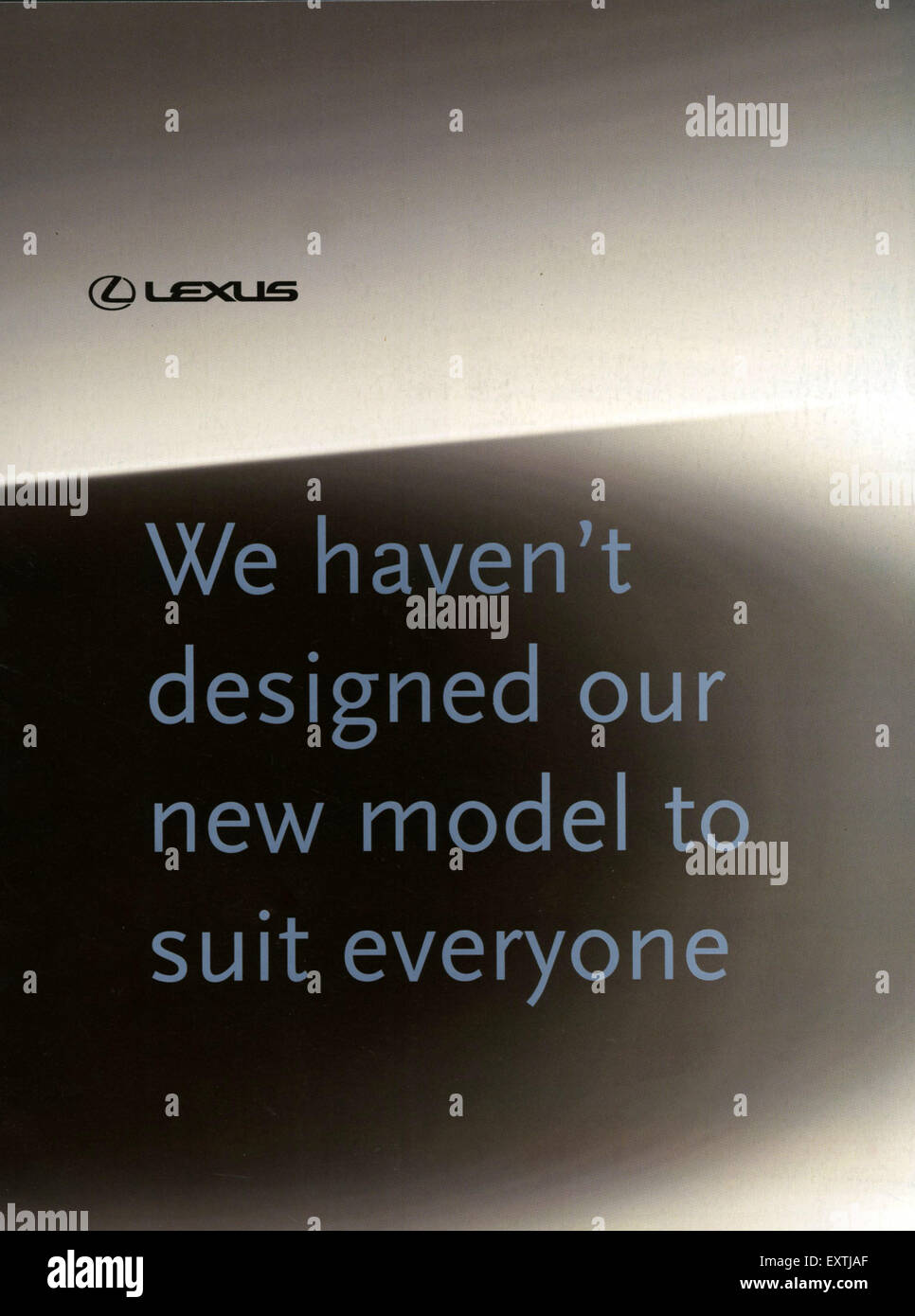 Lexus advert hi-res stock photography and images - Alamy