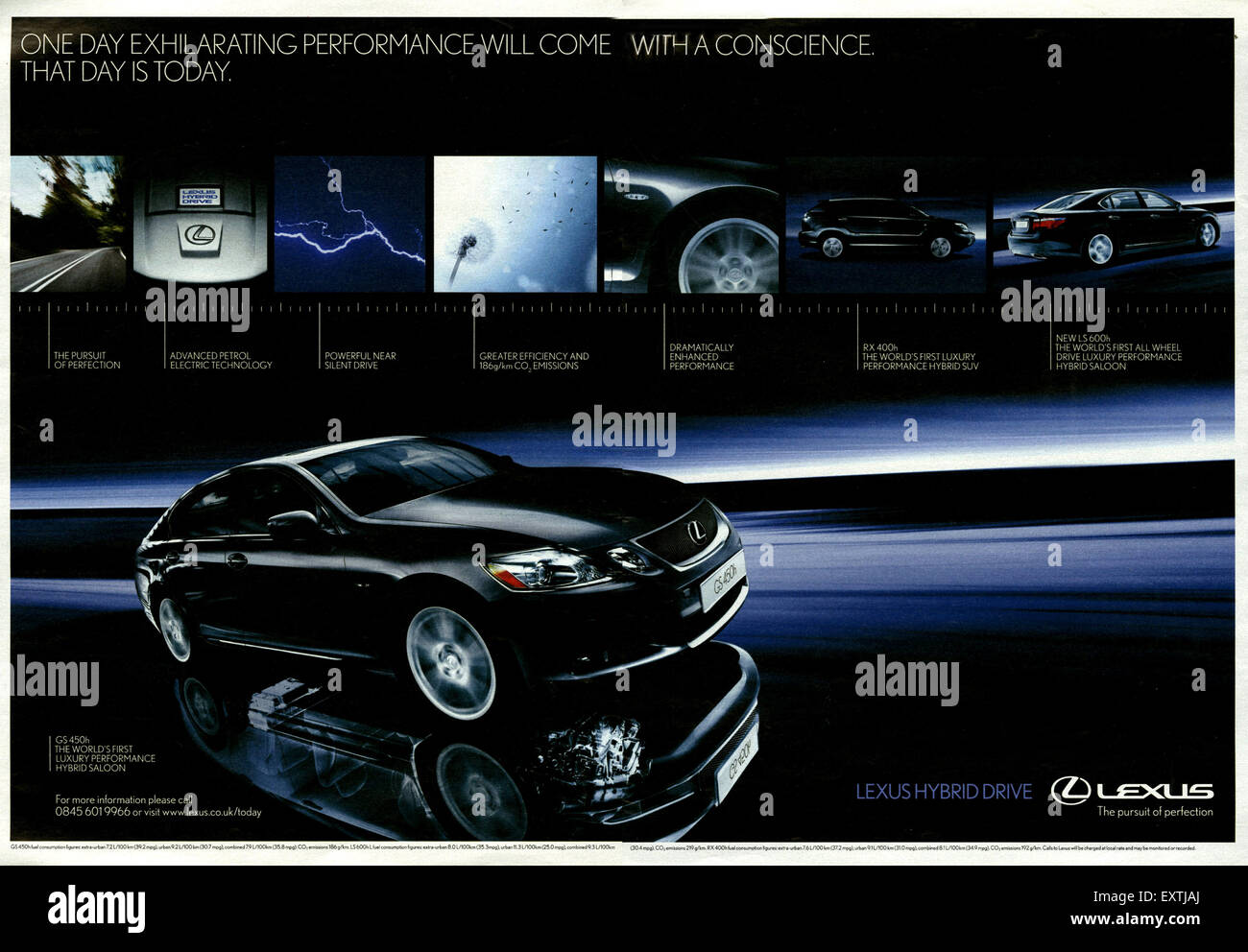 2000s UK Lexus Magazine Advert Stock Photo - Alamy