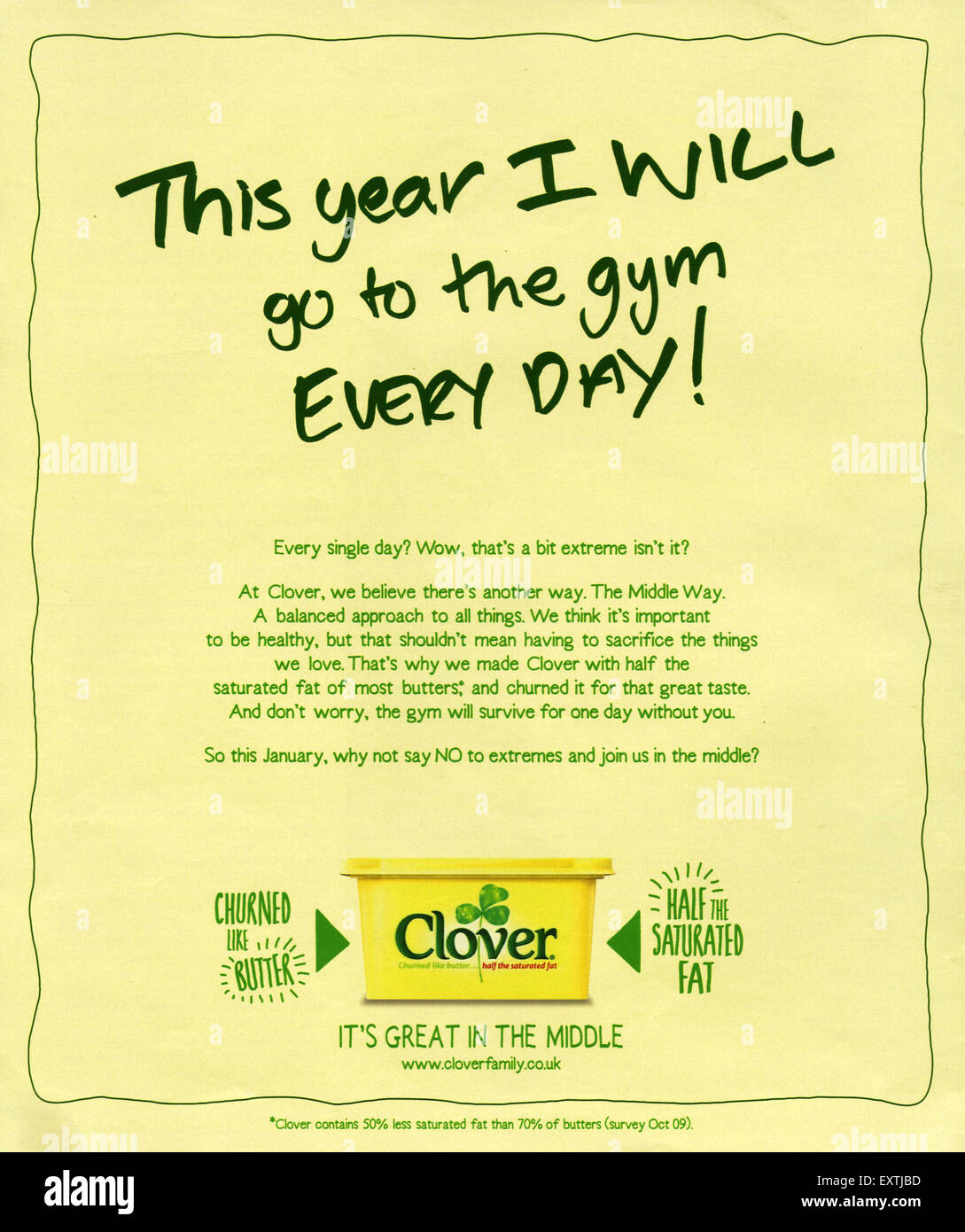 2010s UK Clover Magazine Advert Stock Photo - Alamy