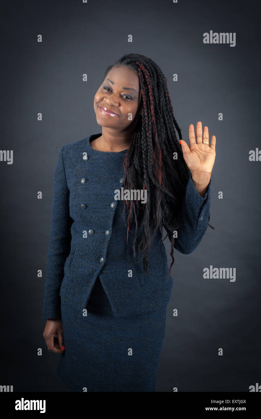 Beautiful woman doing different expressions in different sets of ...