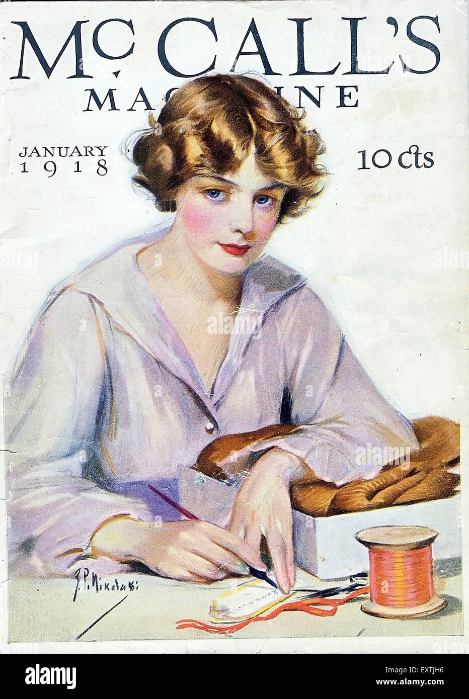 1910s USA McCall's Magazine Cover Stock Photo - Alamy