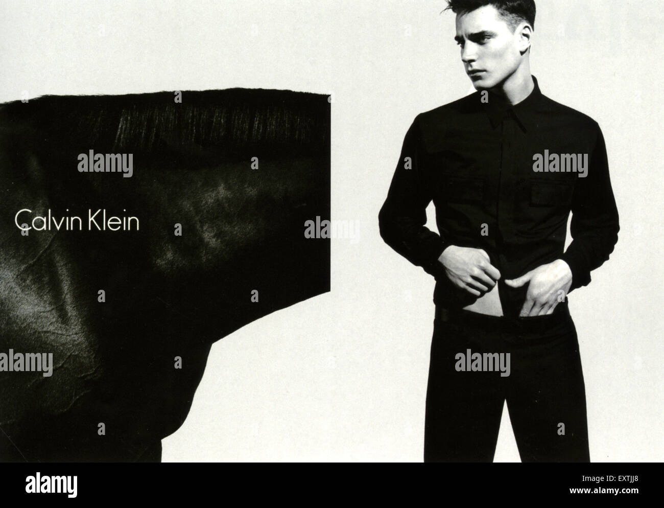 2000s uk calvin klein magazine hi-res stock photography and images - Alamy