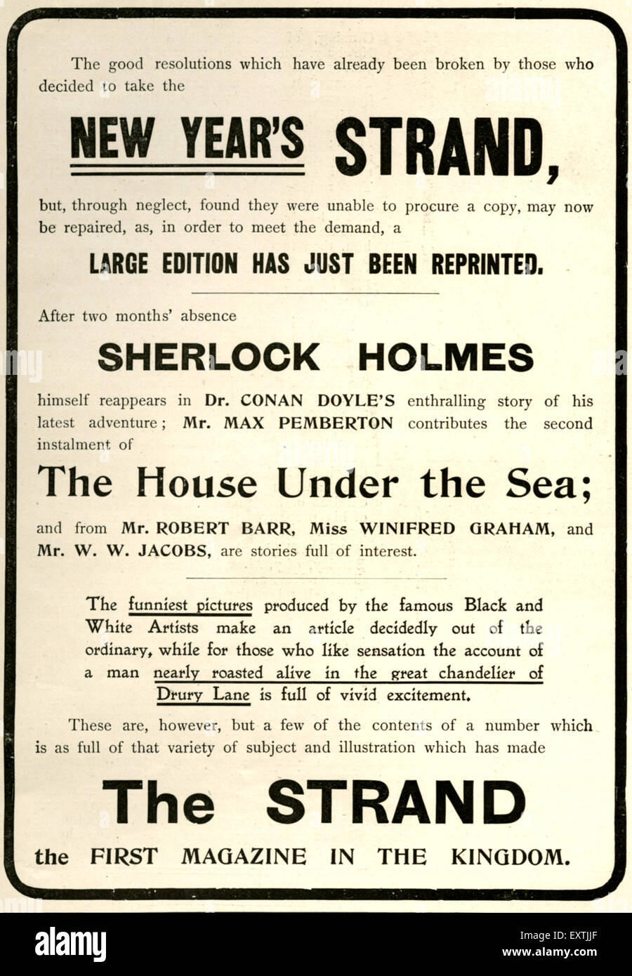 Strand magazine hi-res stock photography and images - Alamy