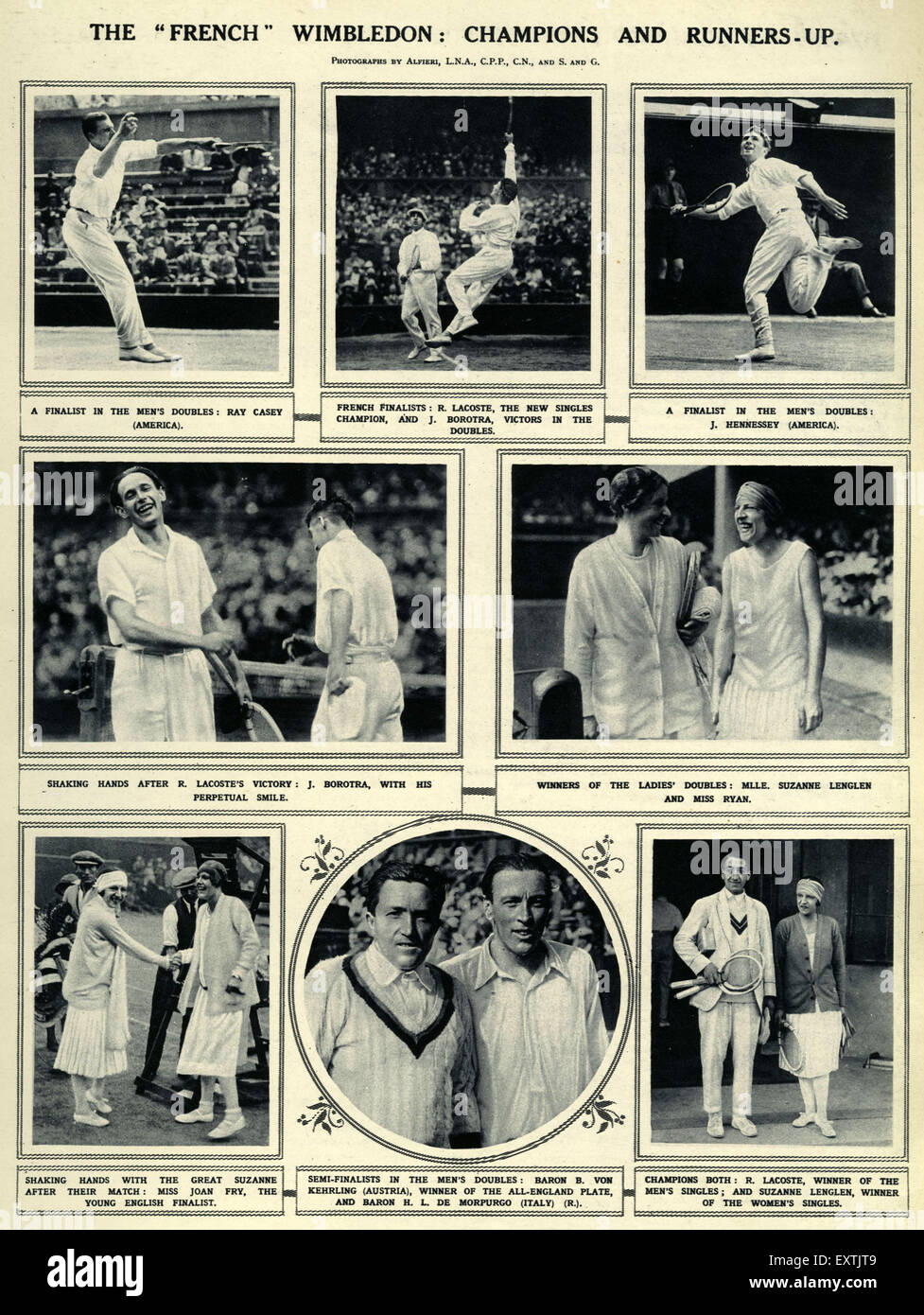 1920s UK Wimbledon Magazine Plate Stock Photo - Alamy