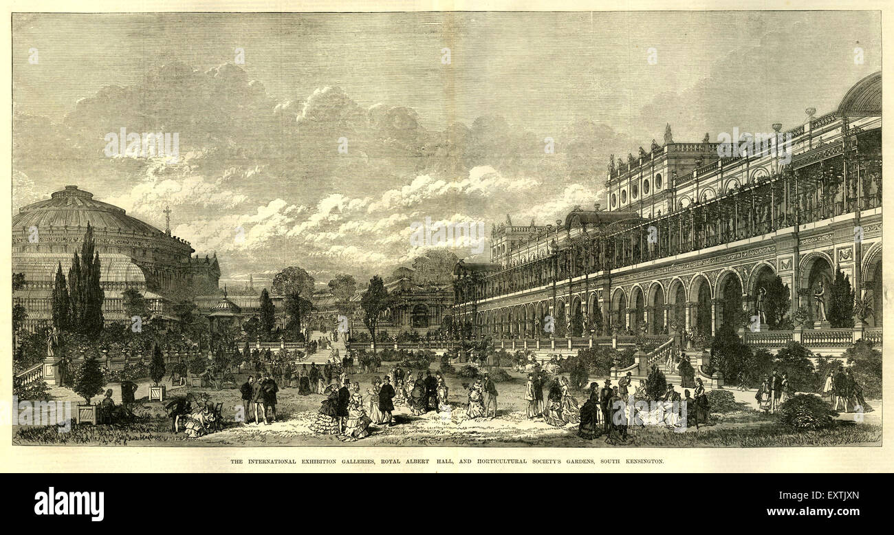 1870s UK South Kensington Magazine Plate Stock Photo - Alamy