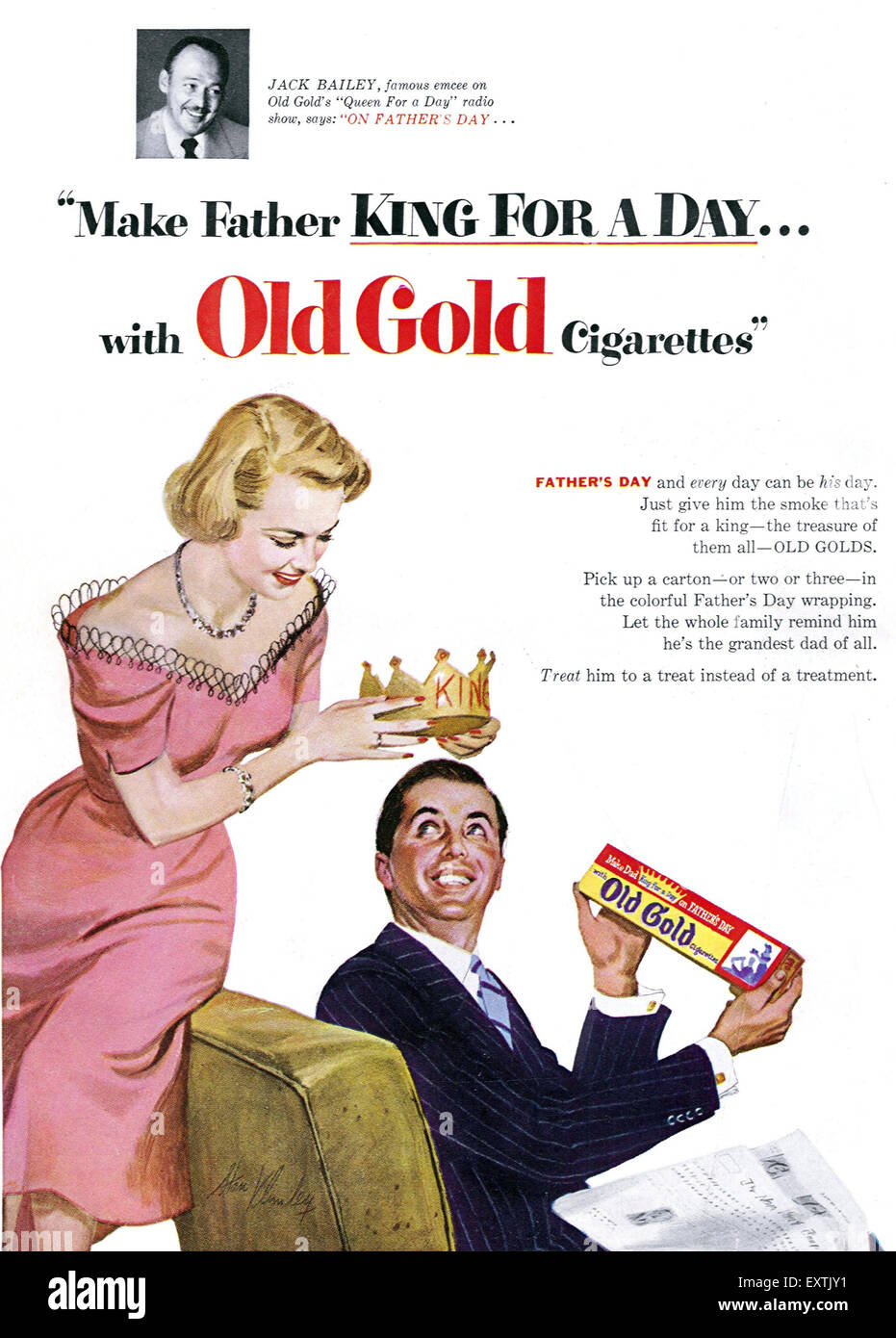 Old Gold Advert High Resolution Stock Photography and Images - Alamy