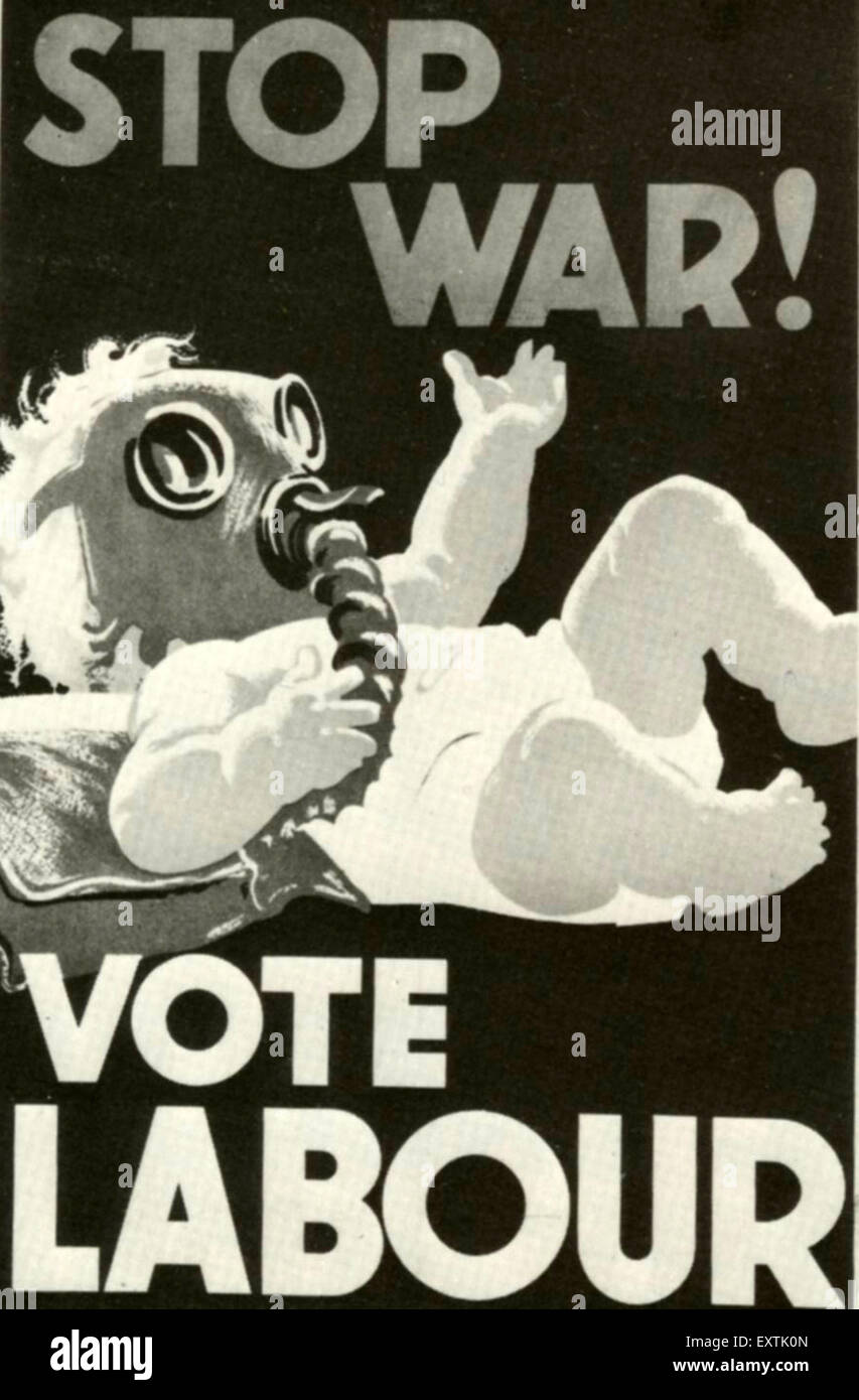 1930s UK The Labour Party Poster Stock Photo - Alamy