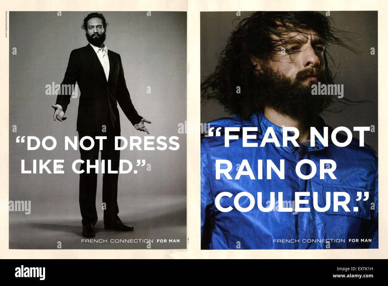 2010s UK French Connection Magazine Advert Stock Photo - Alamy