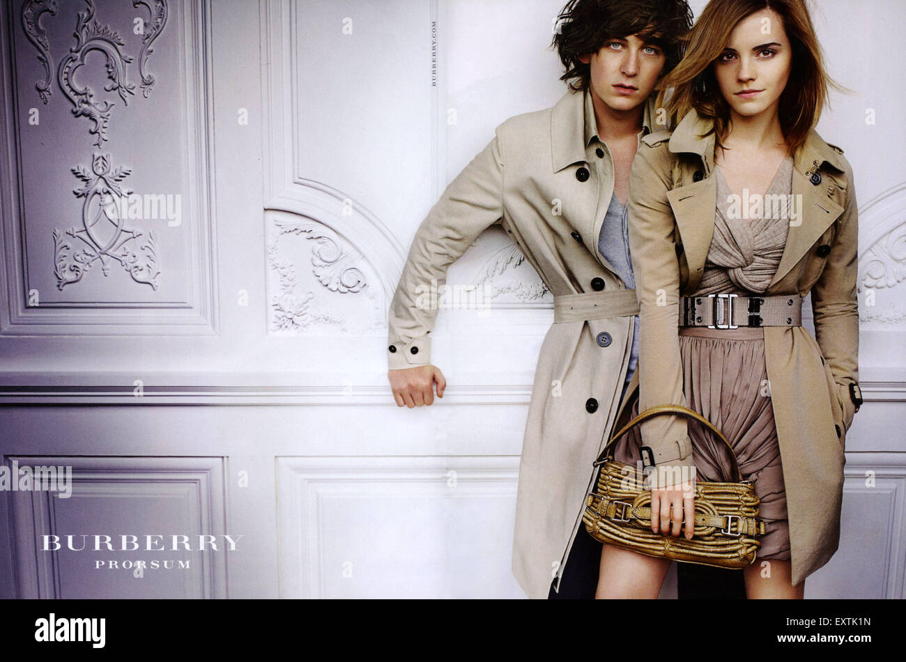 2010s UK Burberry Magazine Advert Stock Photo - Alamy