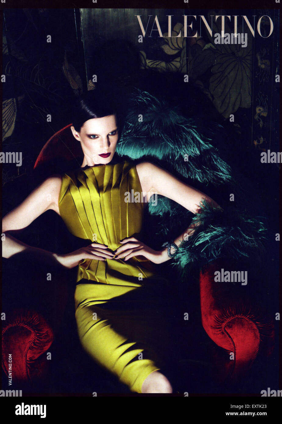 2010s UK Valentino Magazine Advert Stock Photo - Alamy