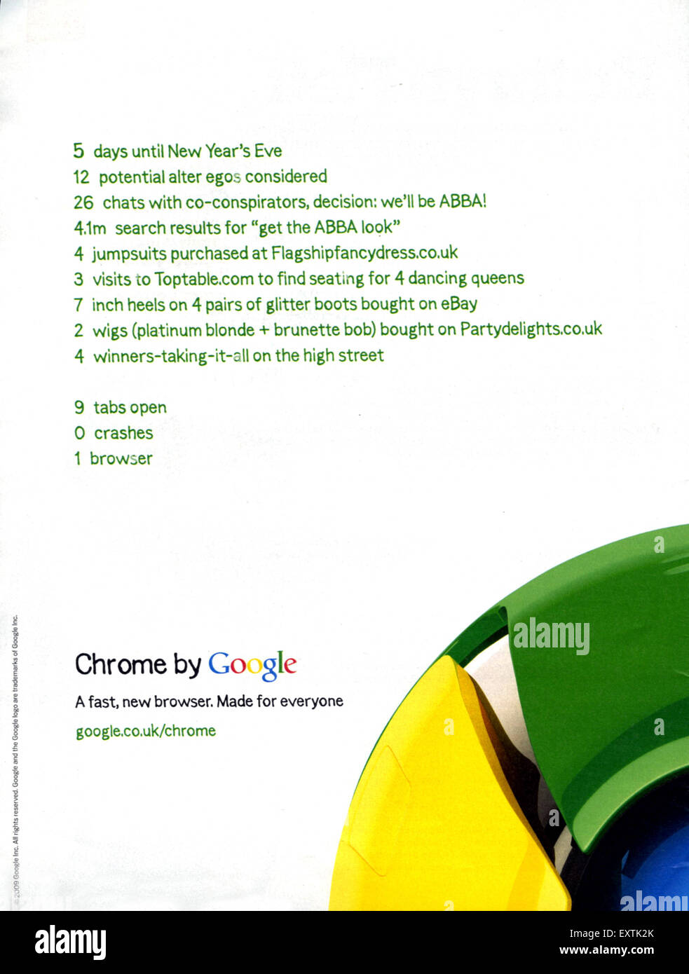 2010s UK Google Chrome Magazine Advert Stock Photo - Alamy