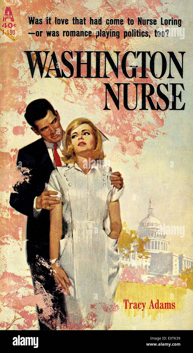 1960s USA Washington Nurse Book Cover Stock Photo - Alamy
