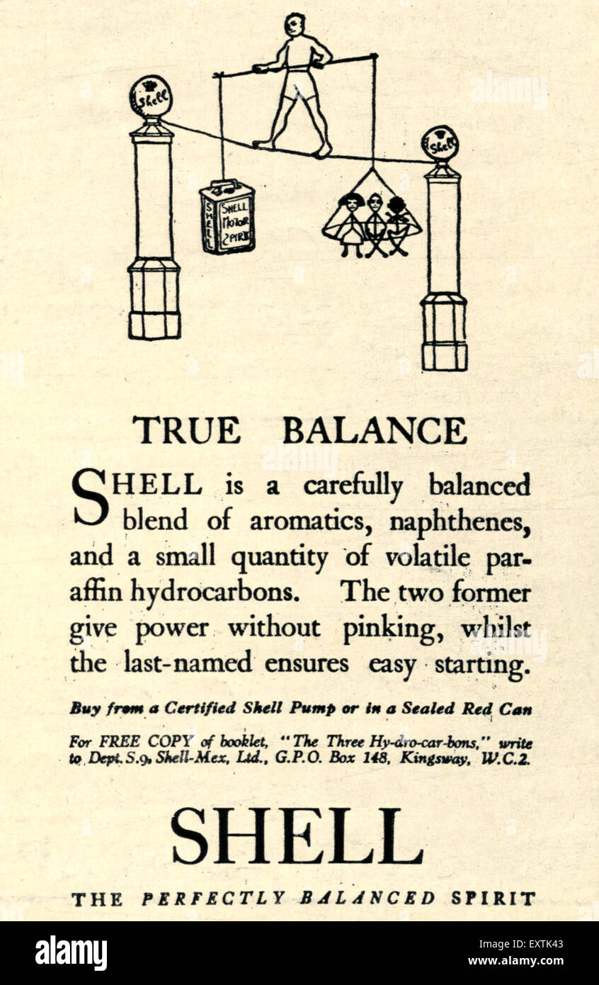 1925 shell hi-res stock photography and images - Alamy