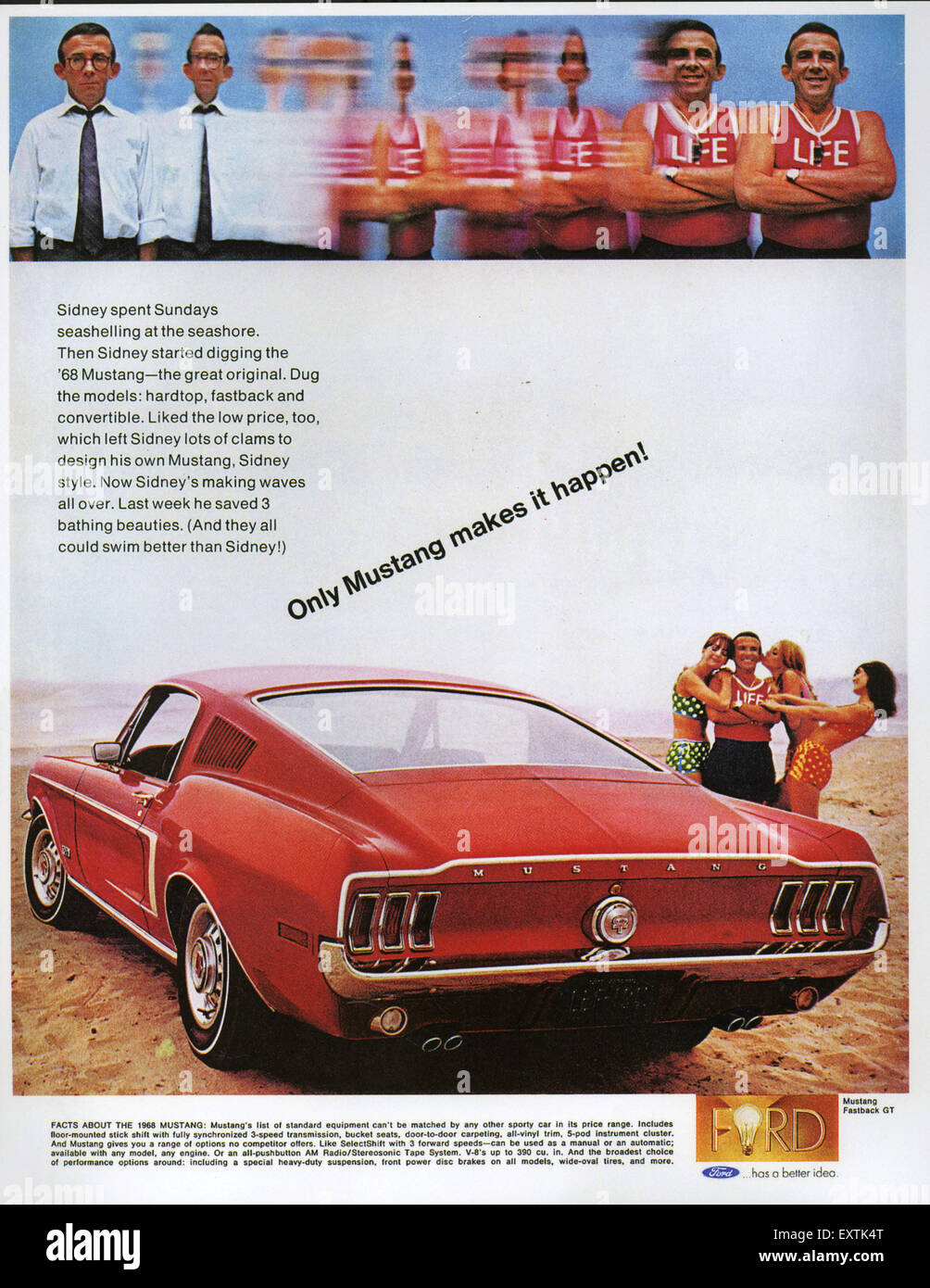 1960s Mustang Ad