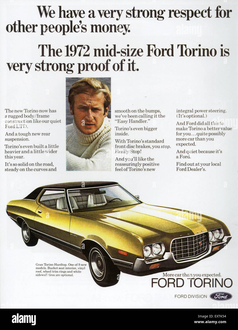 1970s USA Ford Magazine Advert Stock Photo - Alamy