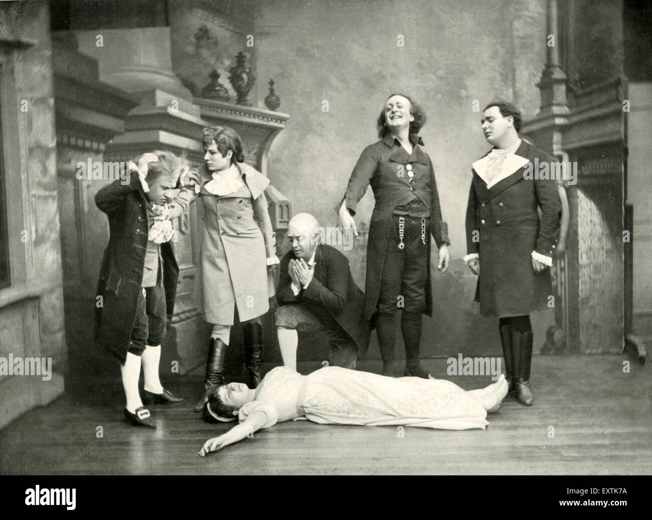 1900s France Le Theatre Magazine Plate Stock Photo - Alamy