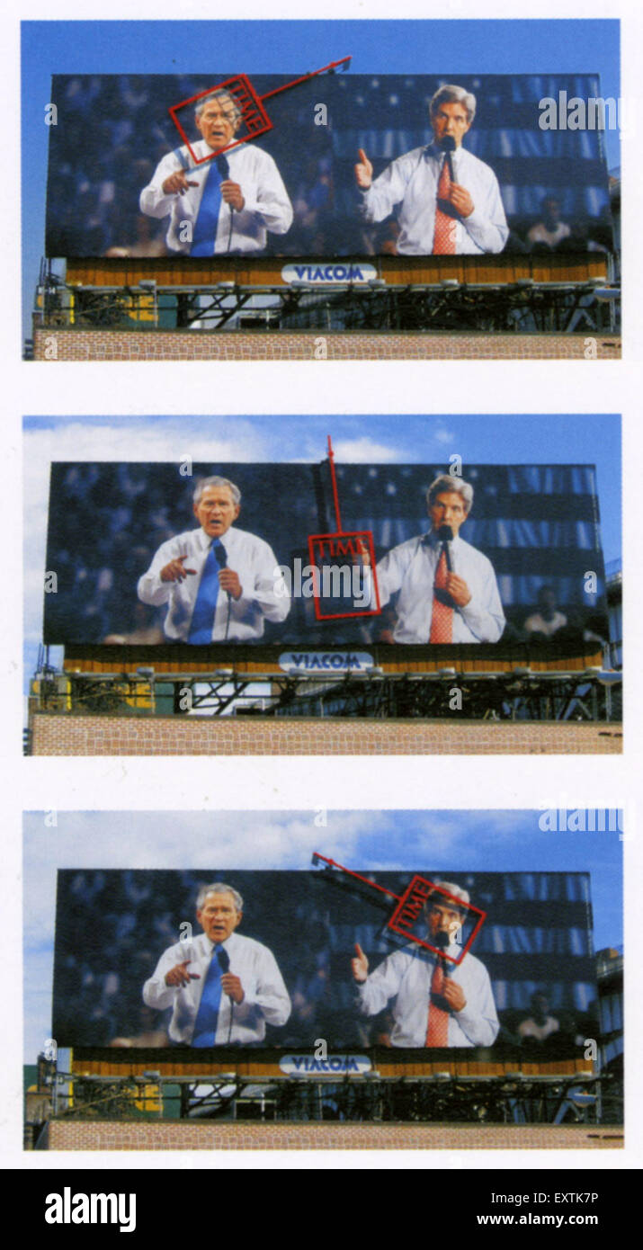 2000s USA Time Magazine Billboard Advert Stock Photo - Alamy