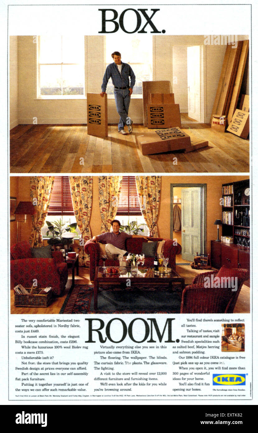 2000s uk ikea magazine advert hi-res stock photography and images - Alamy
