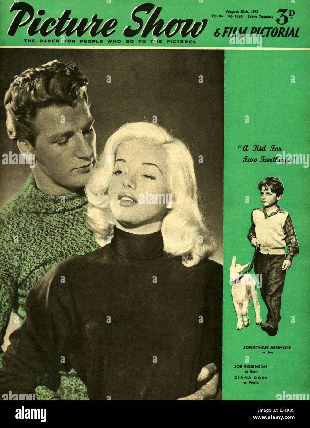 1950s UK Picture Show Magazine Cover Stock Photo - Alamy